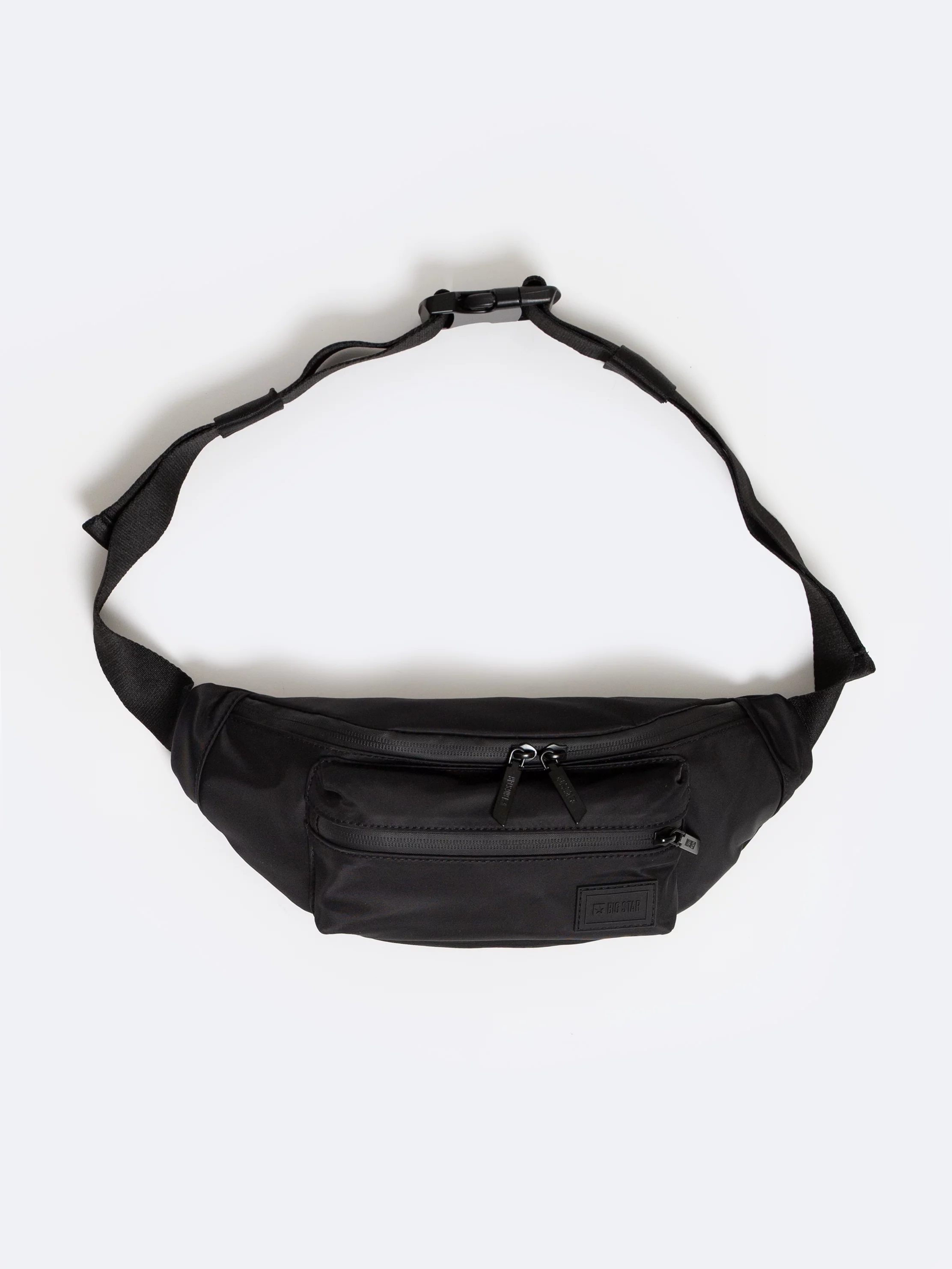 Saszetka męska typu nerka czarna Tizanor 906 - KOLOR: Czarny - 179.99